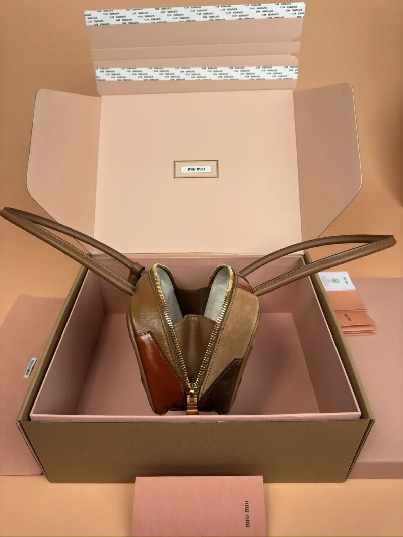 Brand-authenticated Miu Miu Top Handle Bags