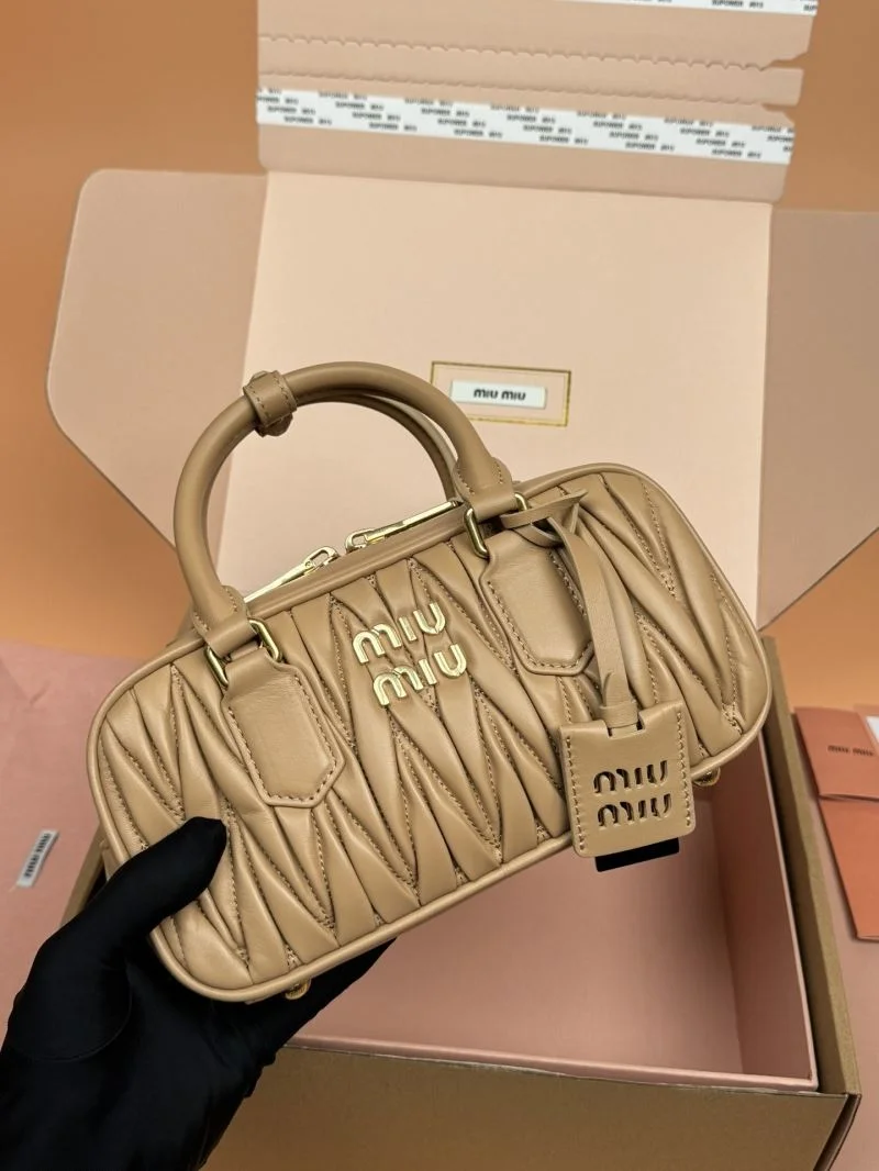 Brand-authenticated Miu Miu Top Handle Bags