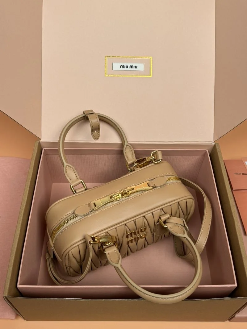 Brand-authenticated Miu Miu Top Handle Bags