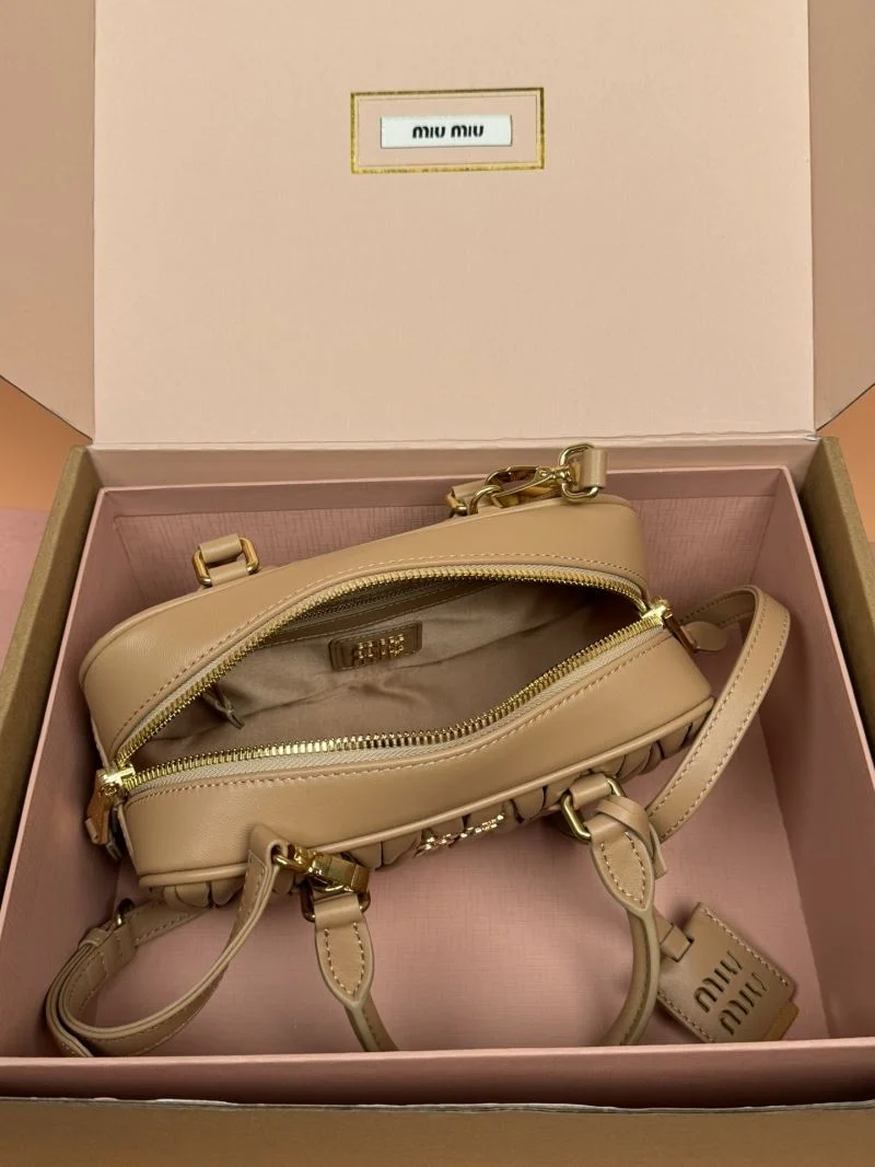 Brand-authenticated Miu Miu Top Handle Bags