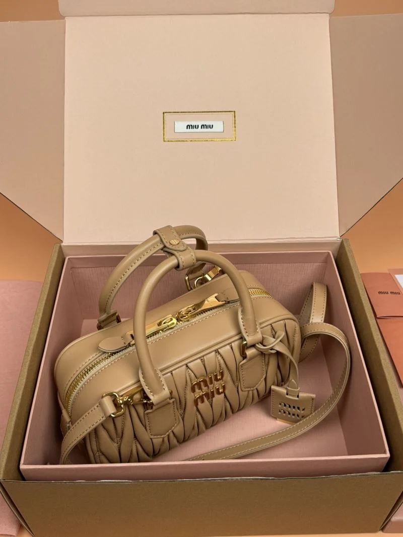 Brand-authenticated Miu Miu Top Handle Bags