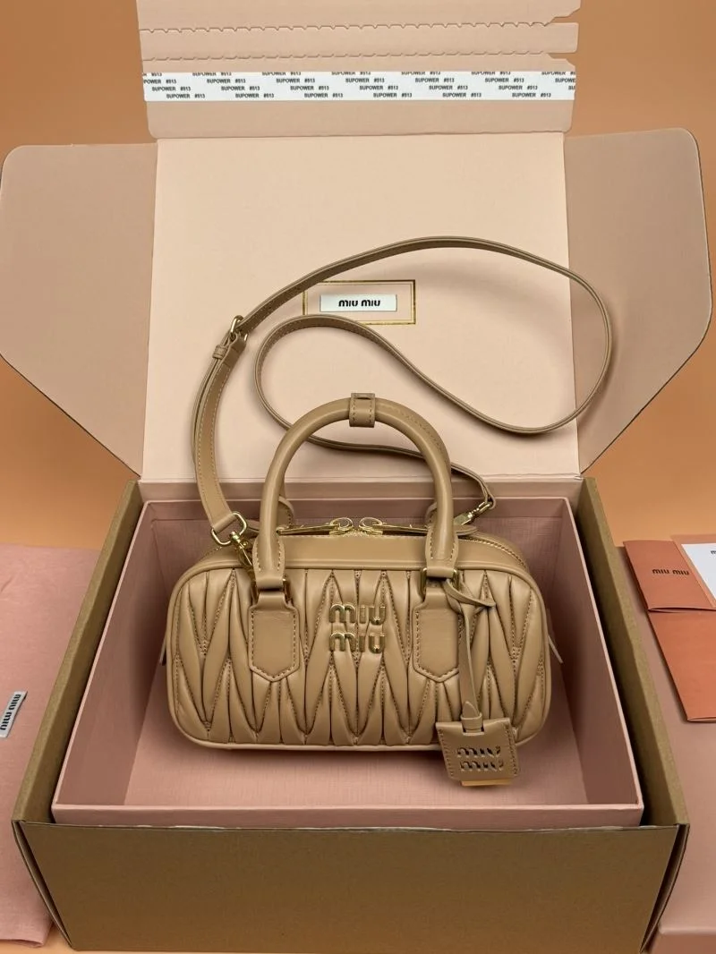 Brand-authenticated Miu Miu Top Handle Bags