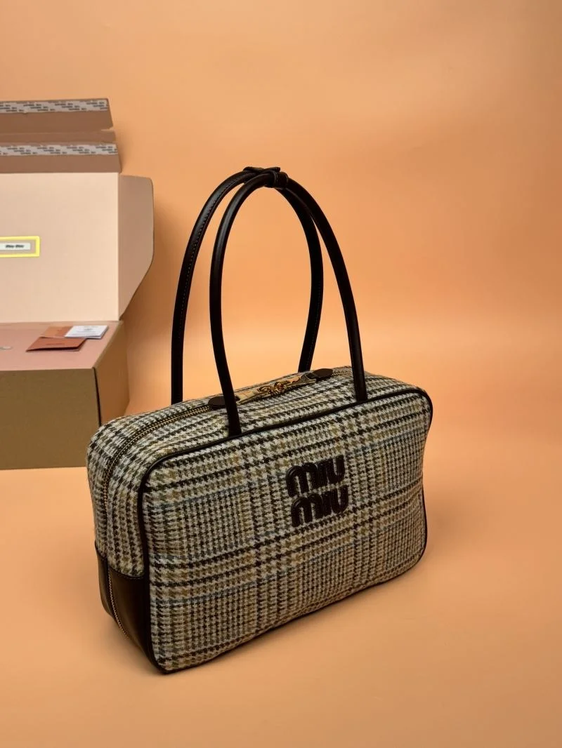 Brand-authenticated Miu Miu Top Handle Bags