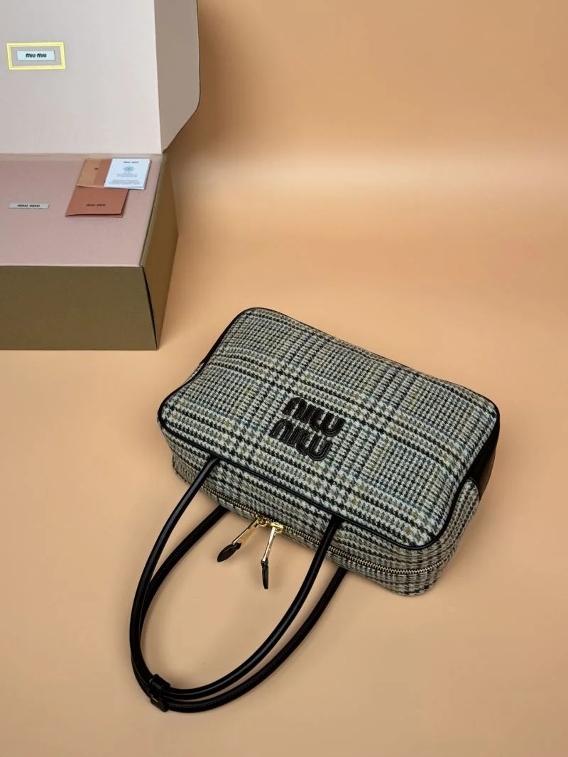 Brand-authenticated Miu Miu Top Handle Bags
