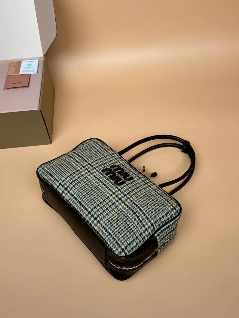 Brand-authenticated Miu Miu Top Handle Bags