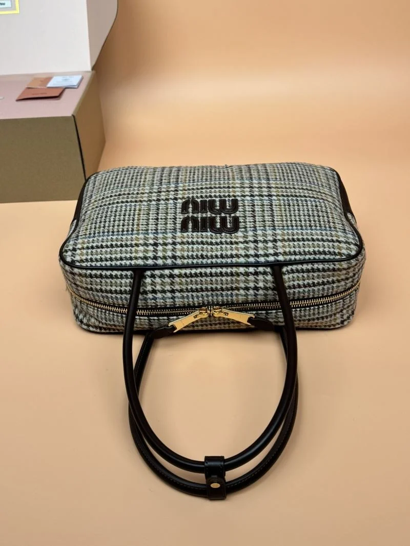 Brand-authenticated Miu Miu Top Handle Bags