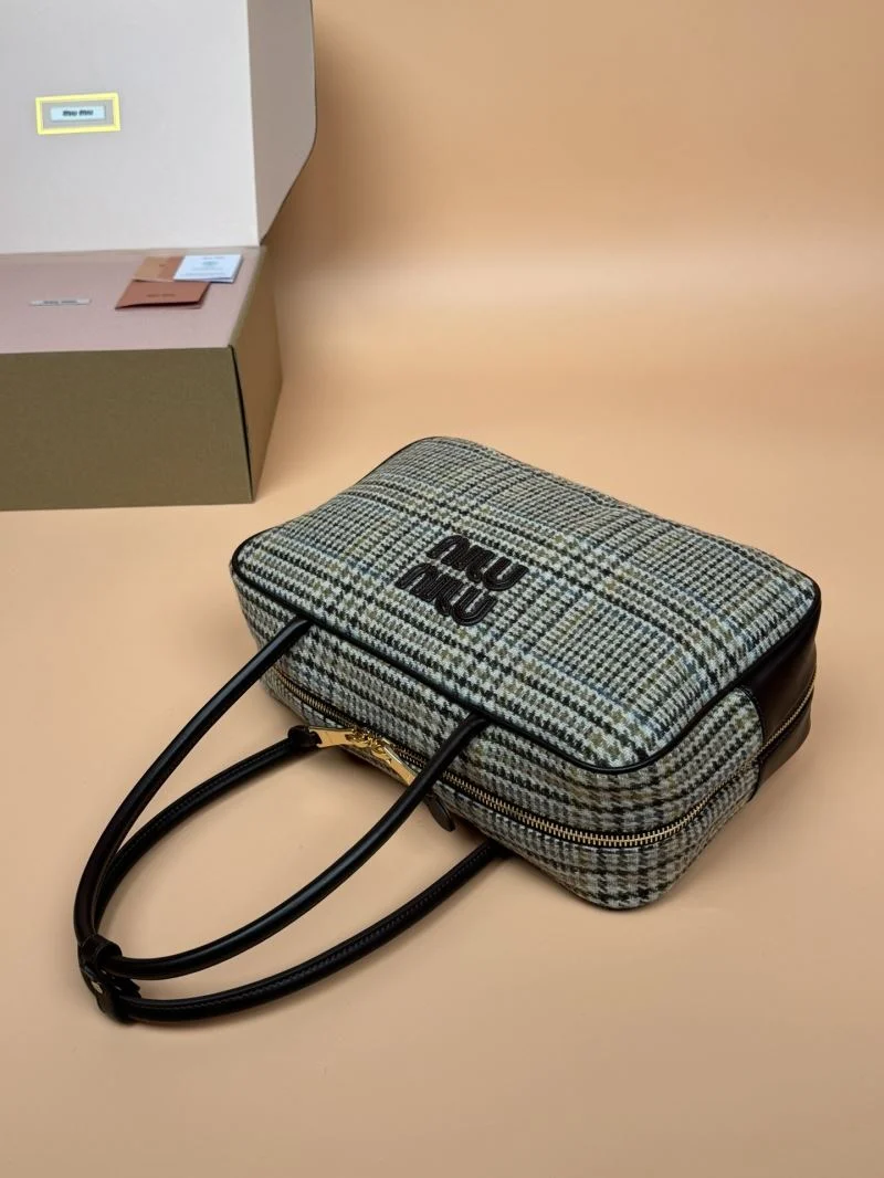Brand-authenticated Miu Miu Top Handle Bags