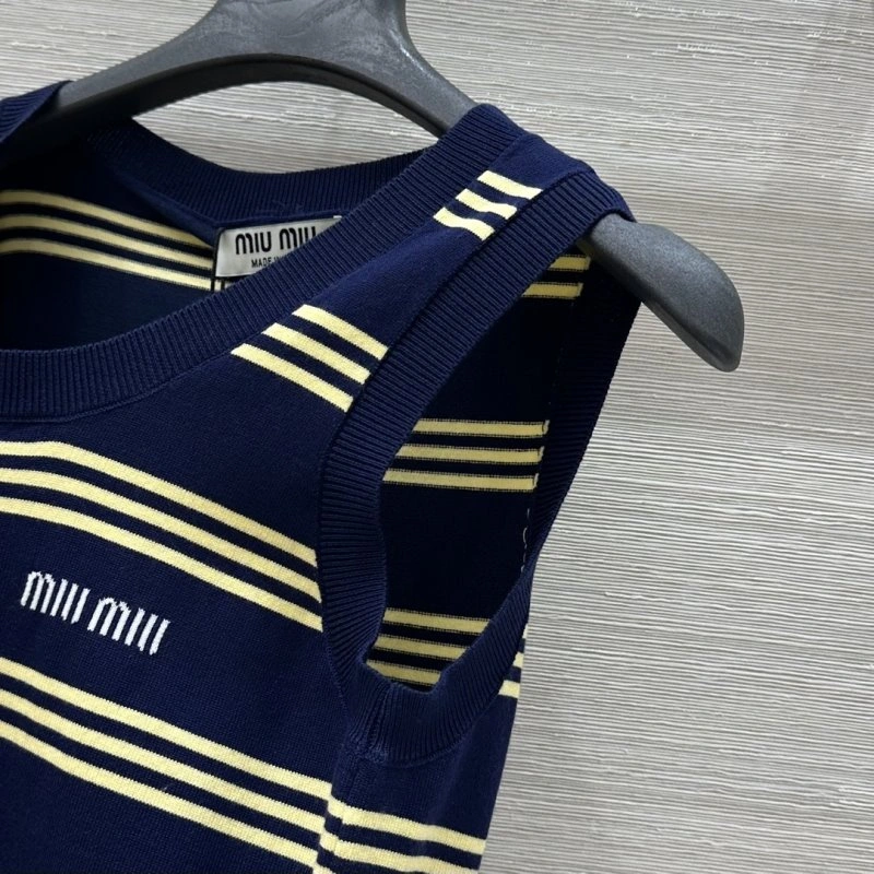 Brand-authenticated Miu Miu Vest
