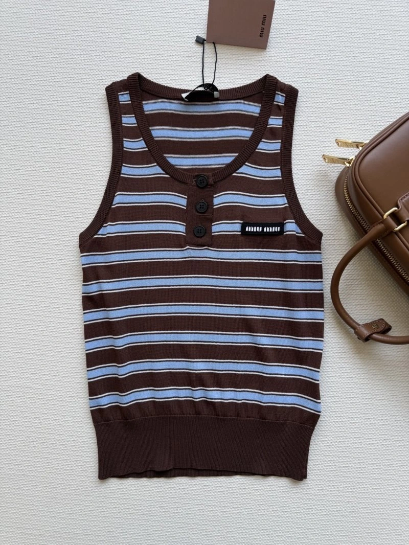 Brand-authenticated Miu Miu Vest