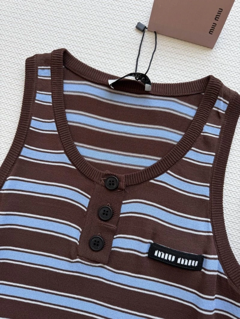 Brand-authenticated Miu Miu Vest
