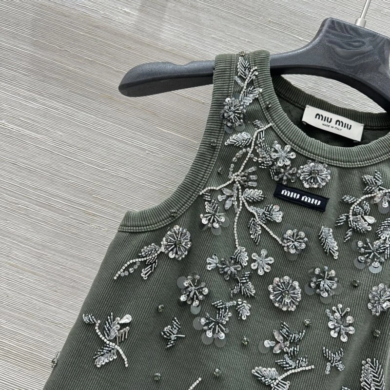 Brand-authenticated Miu Miu Vest