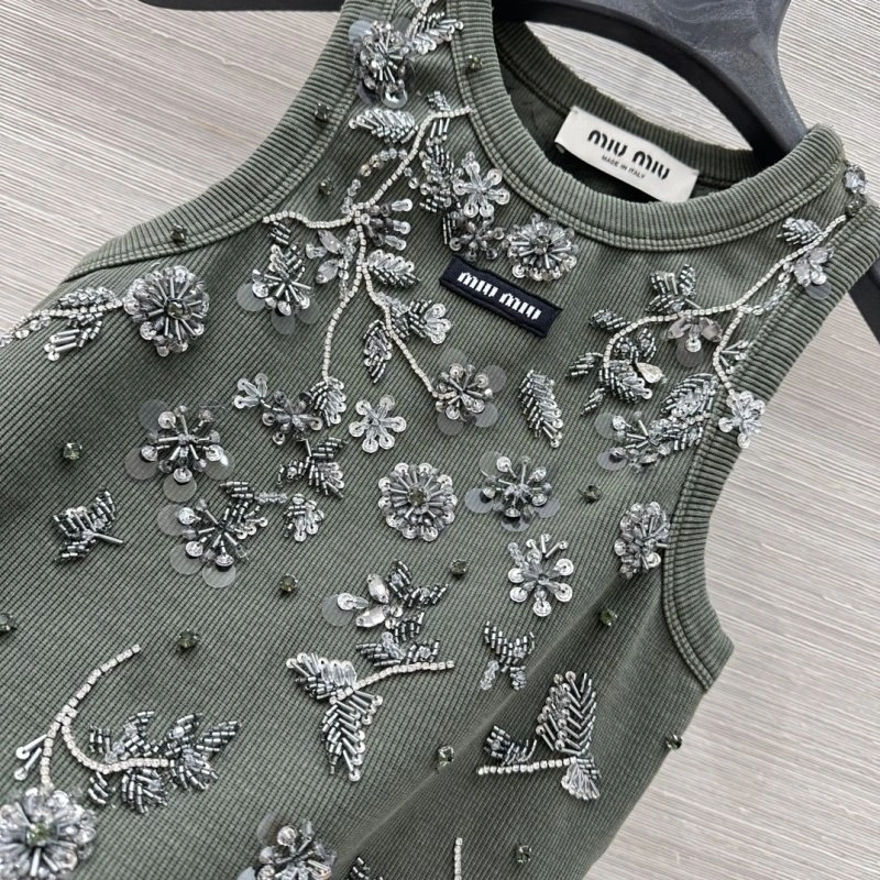 Brand-authenticated Miu Miu Vest