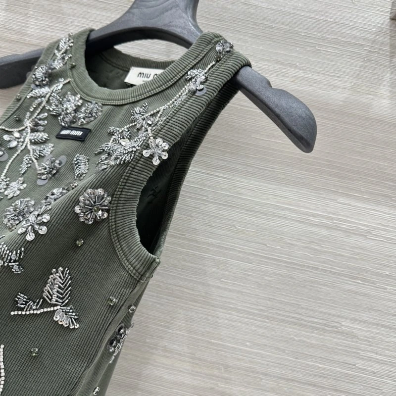 Brand-authenticated Miu Miu Vest