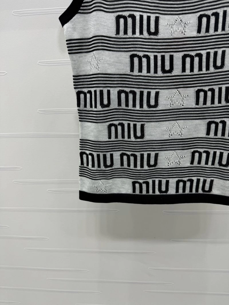 Brand-authenticated Miu Miu Vest