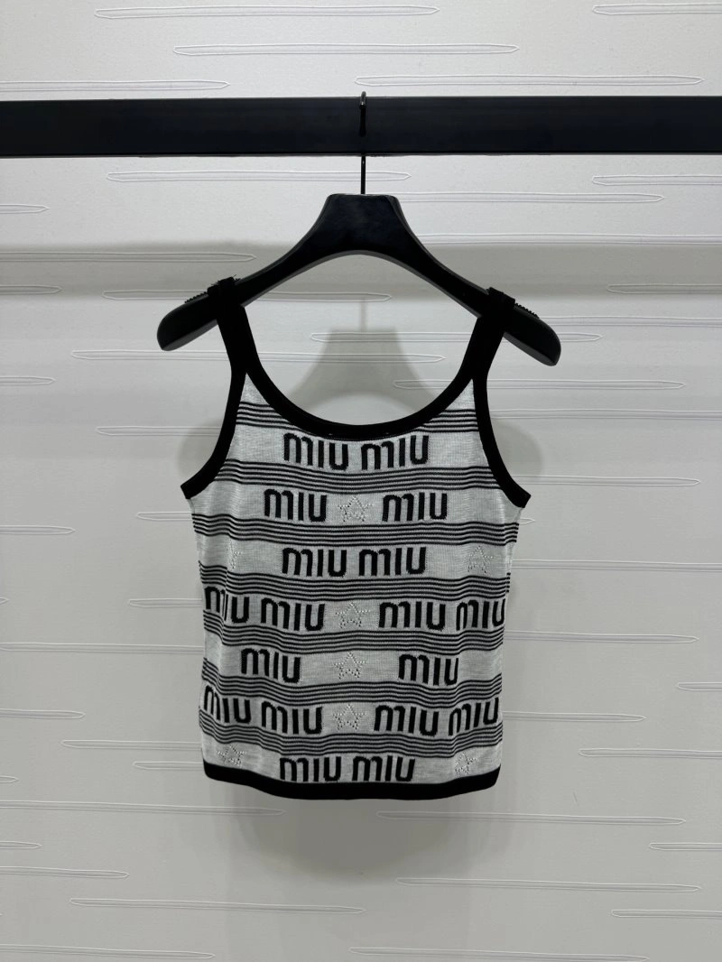 Brand-authenticated Miu Miu Vest