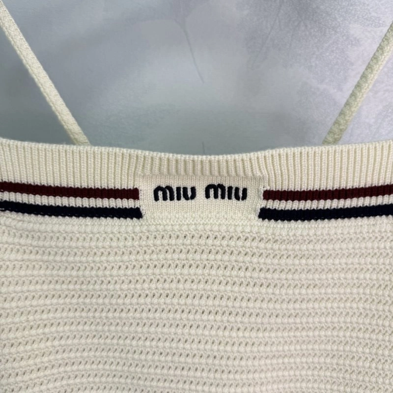 Brand-authenticated Miu Miu Vest