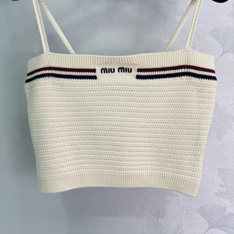 Brand-authenticated Miu Miu Vest
