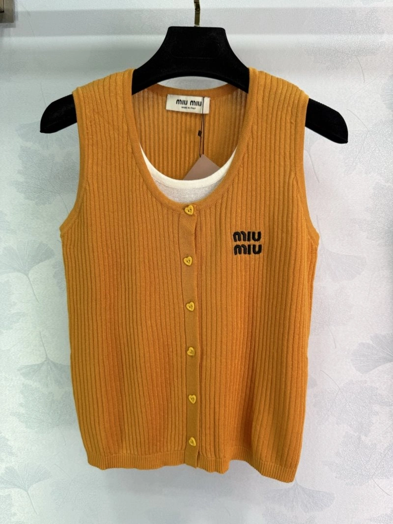 Brand-authenticated Miu Miu Vest
