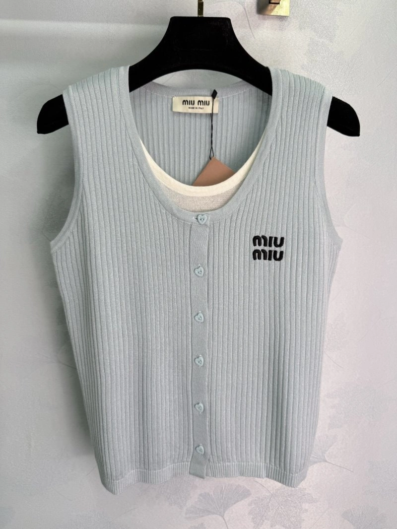 Brand-authenticated Miu Miu Vest