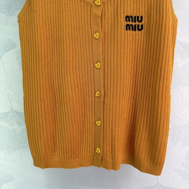 Brand-authenticated Miu Miu Vest