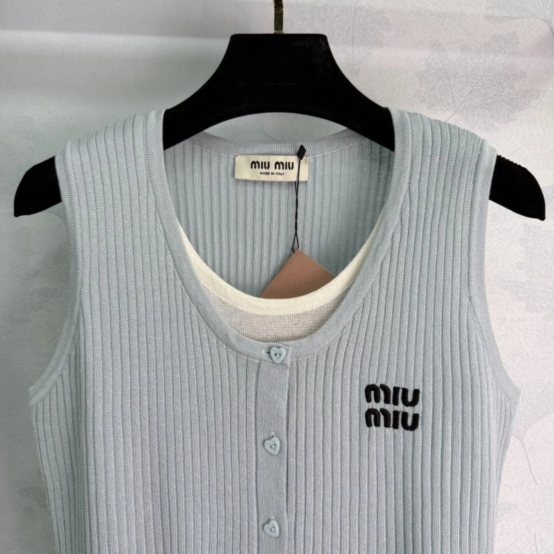 Brand-authenticated Miu Miu Vest