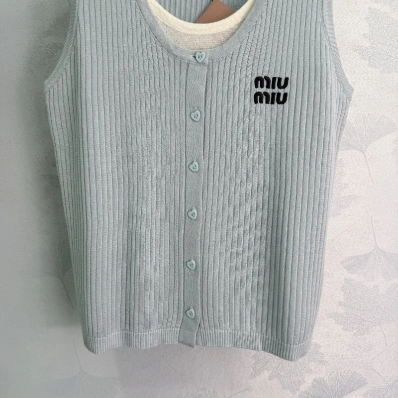 Brand-authenticated Miu Miu Vest