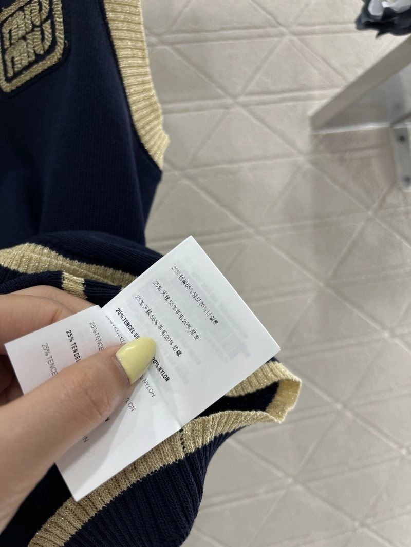 Exact replica Miu Miu Vest