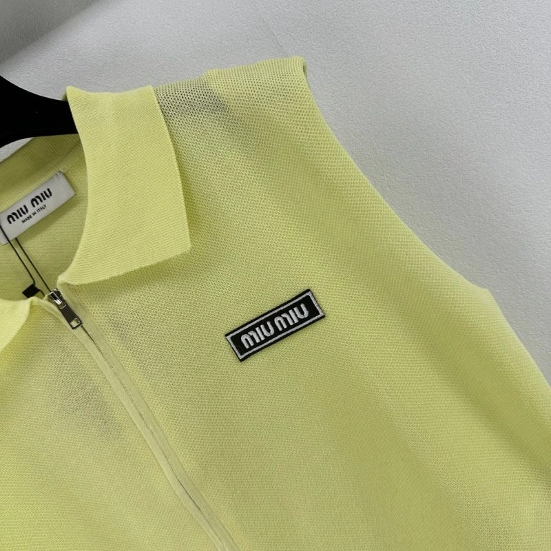 Brand-authenticated Miu Miu Vest