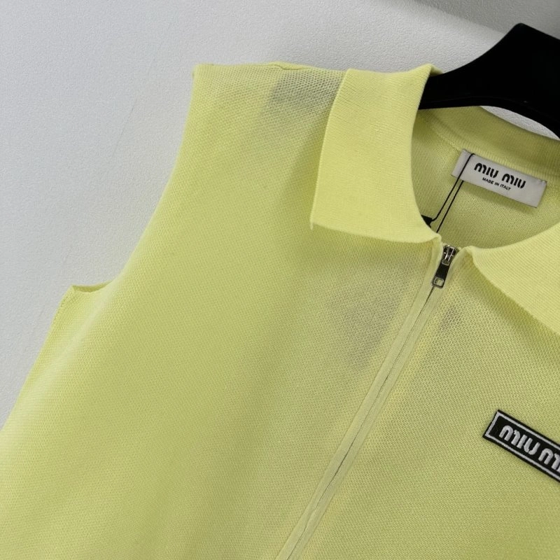 Brand-authenticated Miu Miu Vest