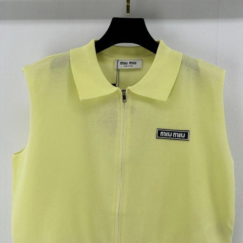 Brand-authenticated Miu Miu Vest
