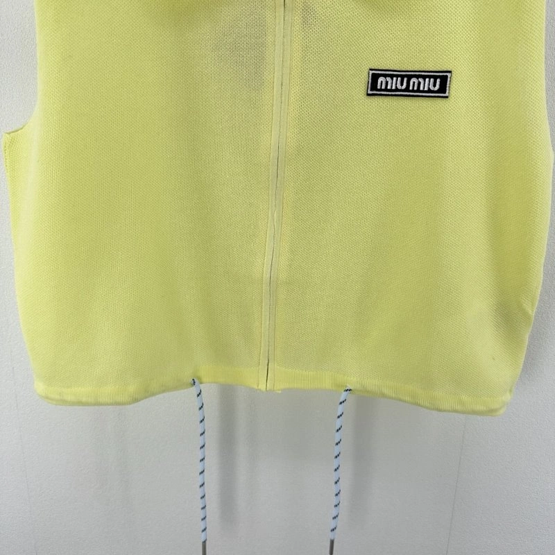 Brand-authenticated Miu Miu Vest