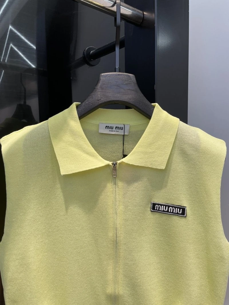 Brand-authenticated Miu Miu Vest