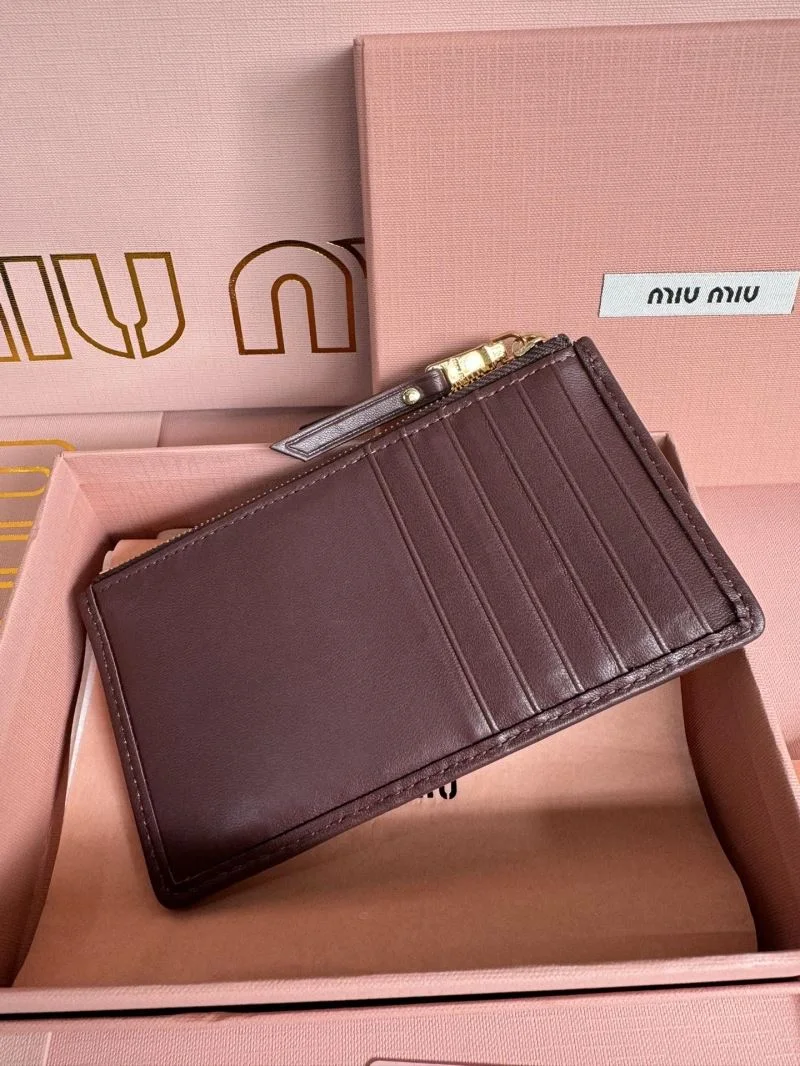 Precise copy Miu Miu Wallets Purse