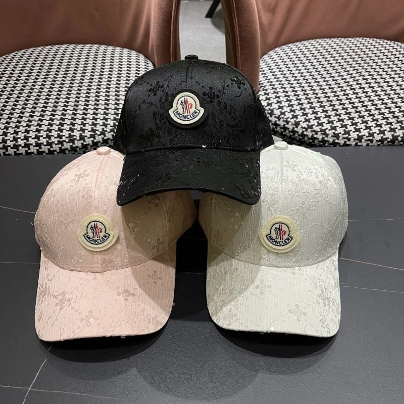 Brand-authenticated Moncler Caps