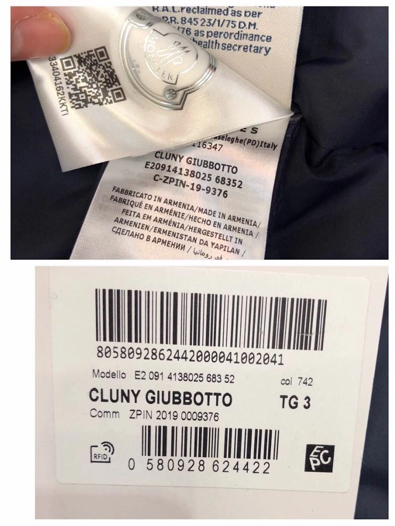 1:1 copy Moncler Down Jackets