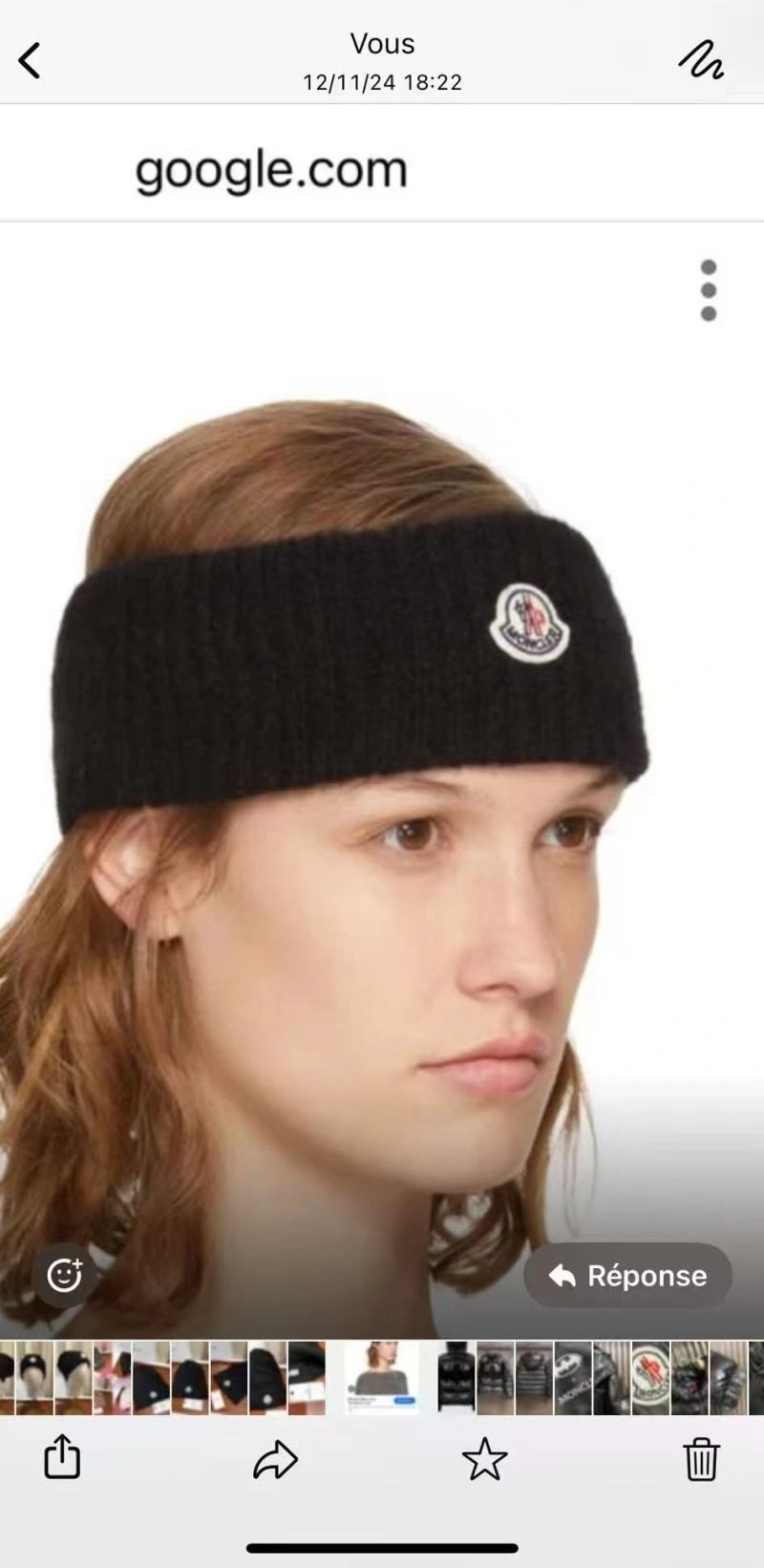 Moncler Hair Hoop