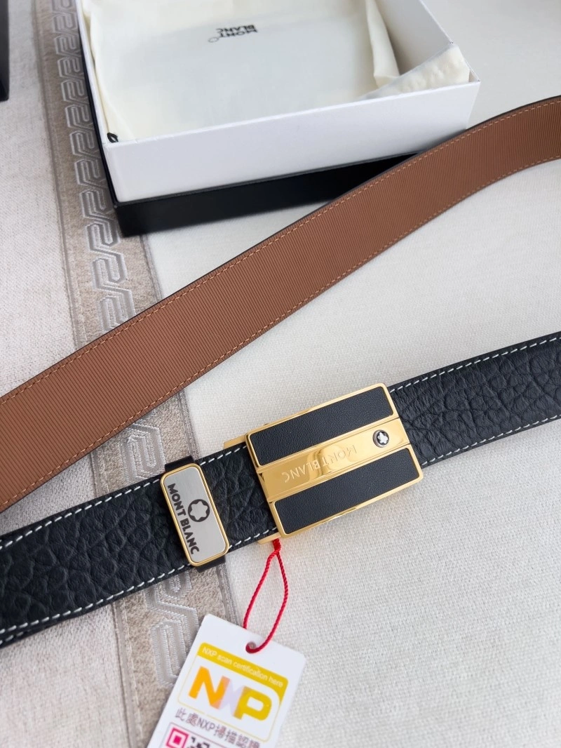 Brand-authenticated Montblanc Belts