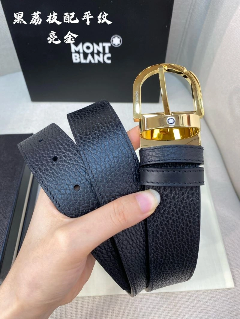 Brand-authenticated Montblanc Belts