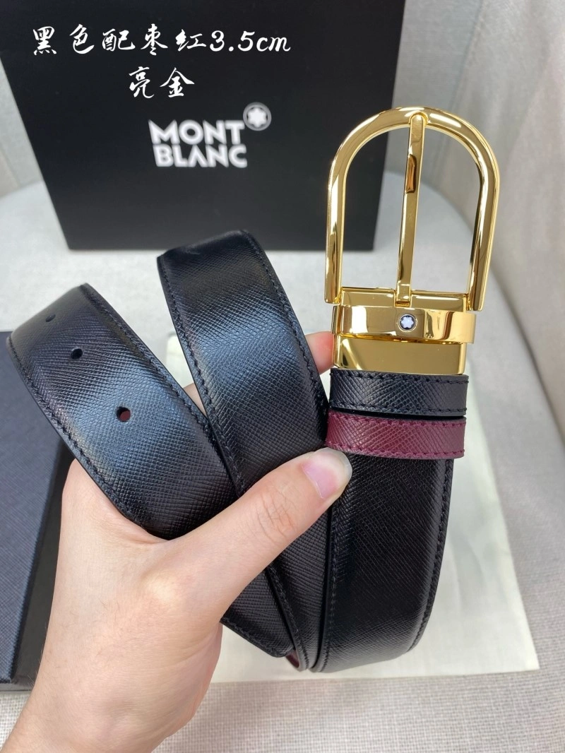 Exact replica Montblanc Belts