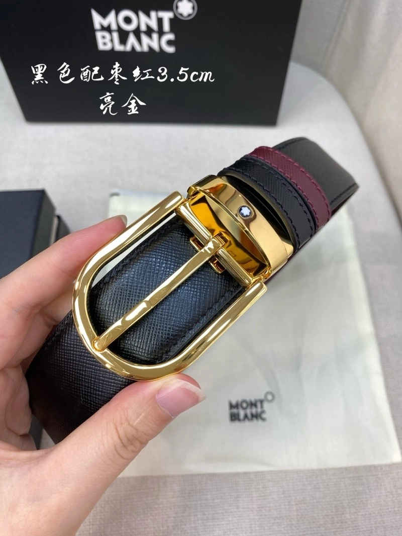 Exact replica Montblanc Belts