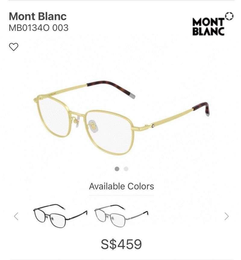 Factory-made Montblanc Sunglasses