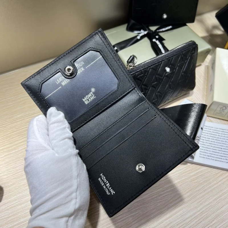 Brand-authenticated Montblanc Wallets Purse