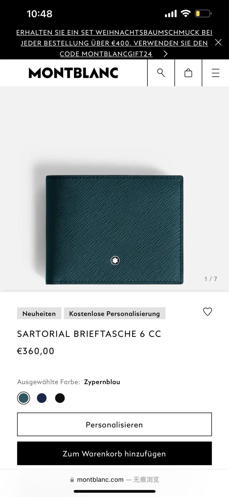 Budget-friendly Montblanc Wallets Purse
