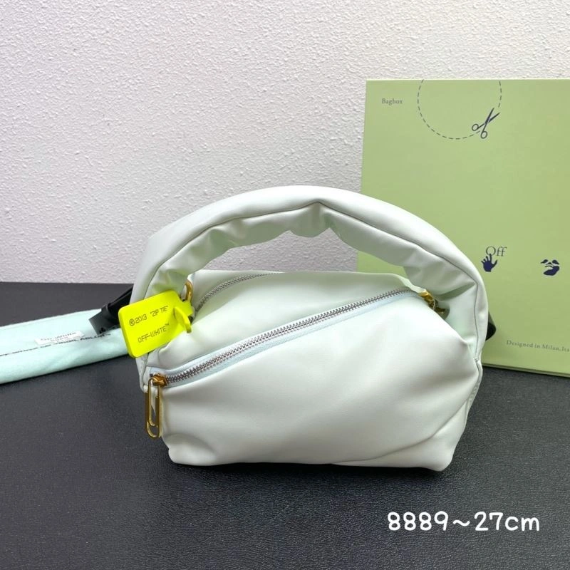 Off White Clutch Bags