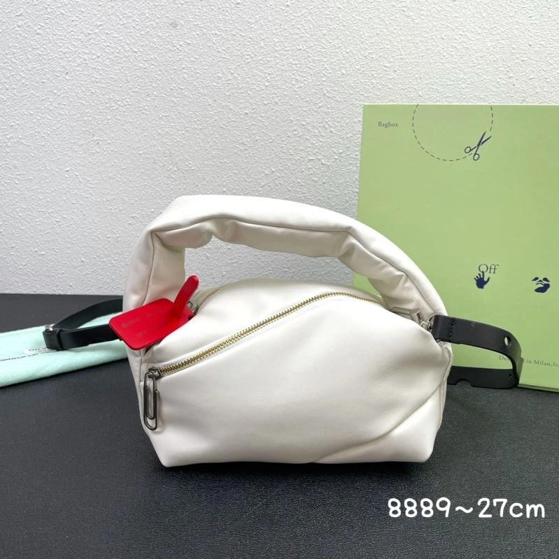 Off White Clutch Bags
