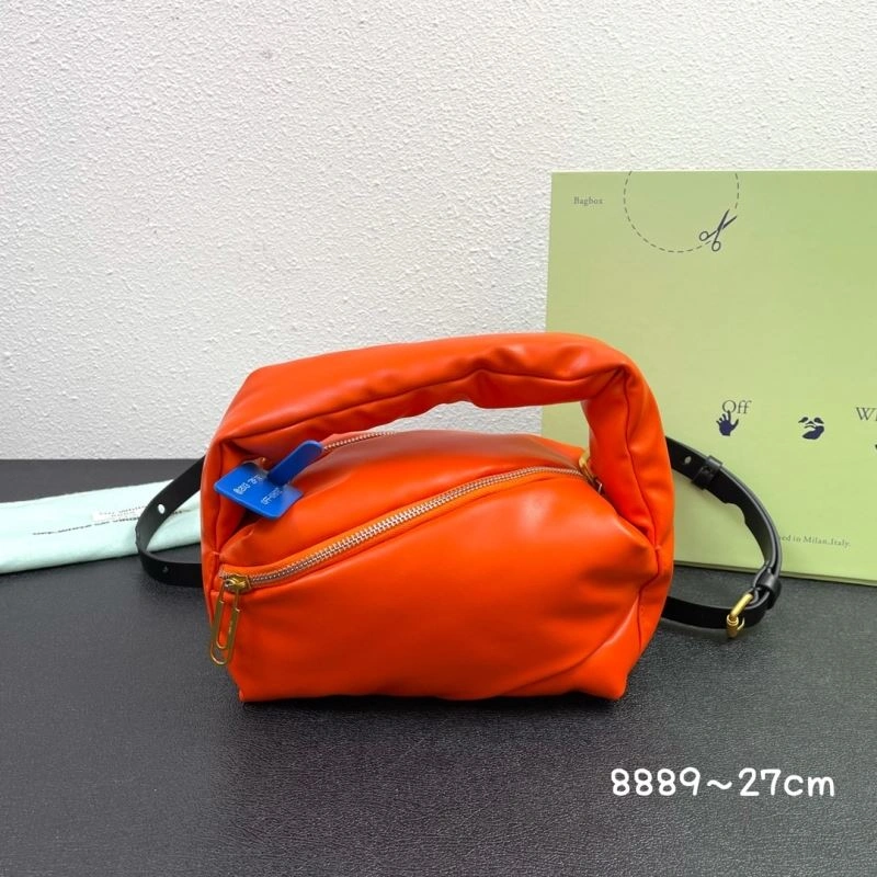Off White Clutch Bags