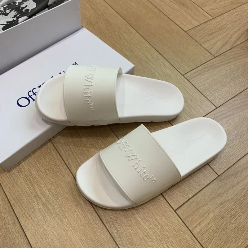 Brand-authenticated Off White Sandals