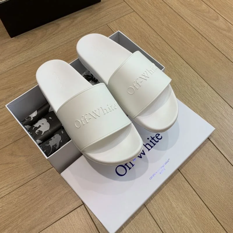 Brand-authenticated Off White Sandals