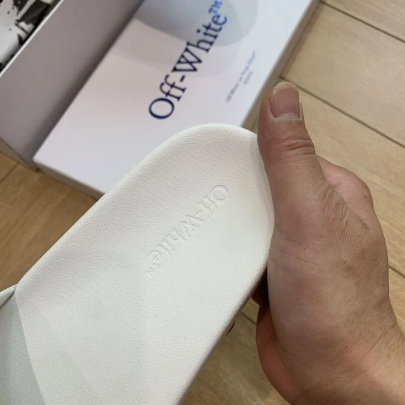 Brand-authenticated Off White Sandals