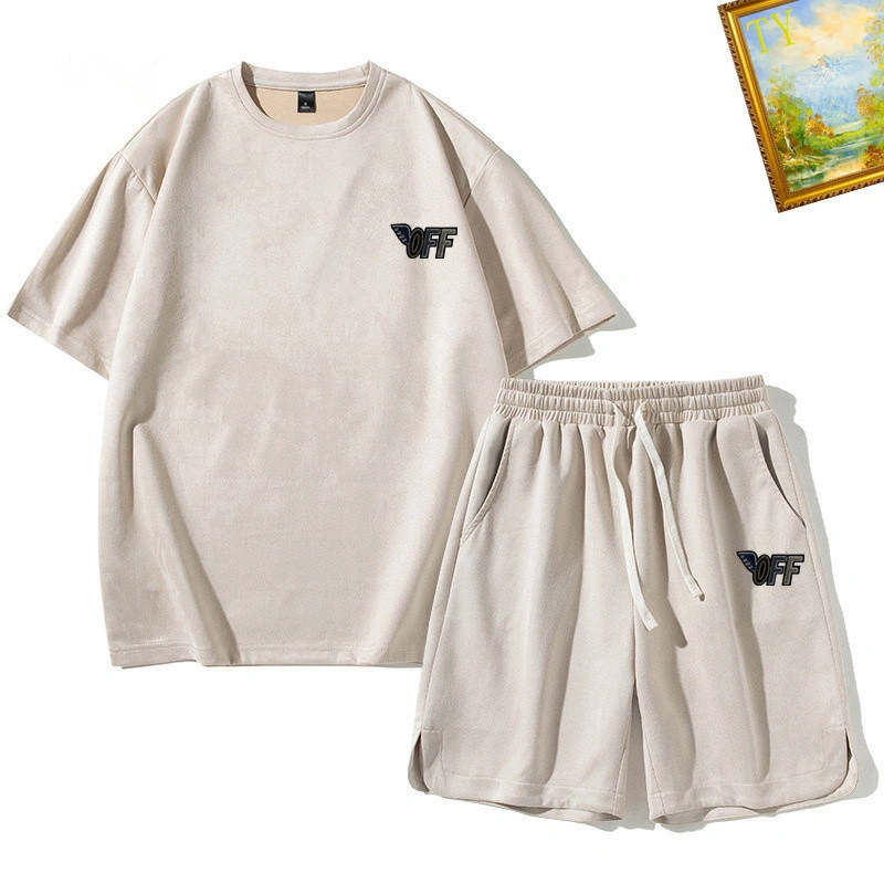 Real Off White Short Suits